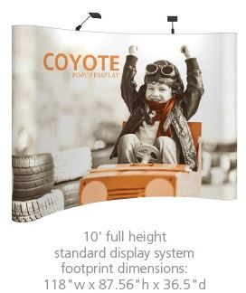 Coyote 4x3 Pop Up Display Kit – American Image Displays